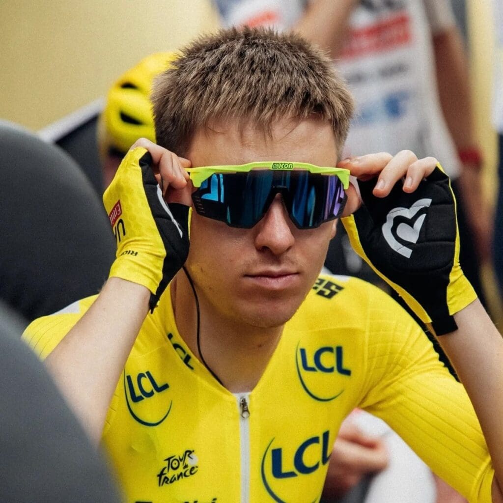 Les lunettes Scicon de Tadej Pogačar - Dimensions Vélo