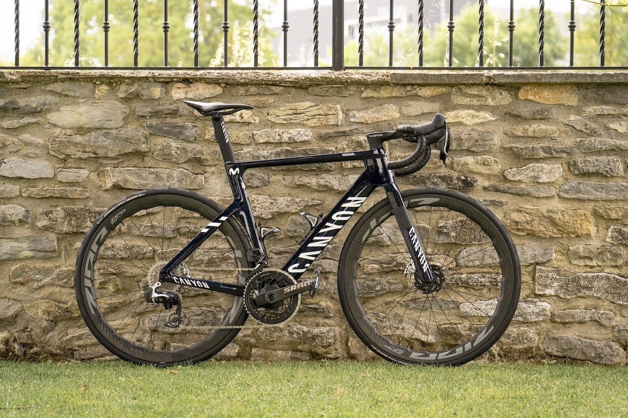 Les Canyon 2025 de Movistar Team - Dimensions Vélo