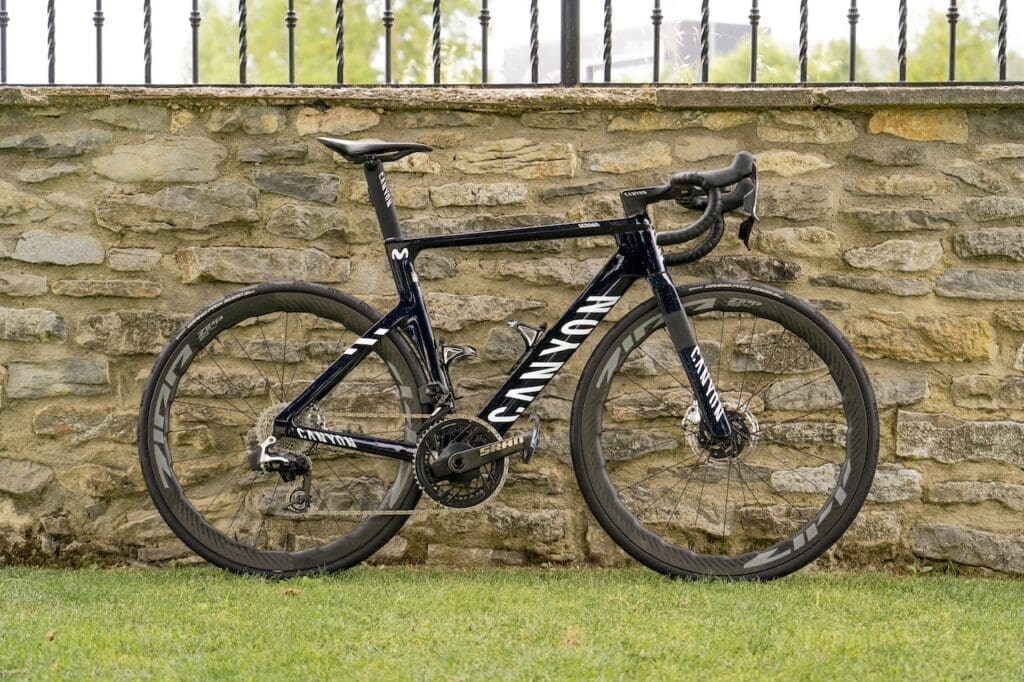 Les Canyon 2025 de Movistar Team - Dimensions Vélo